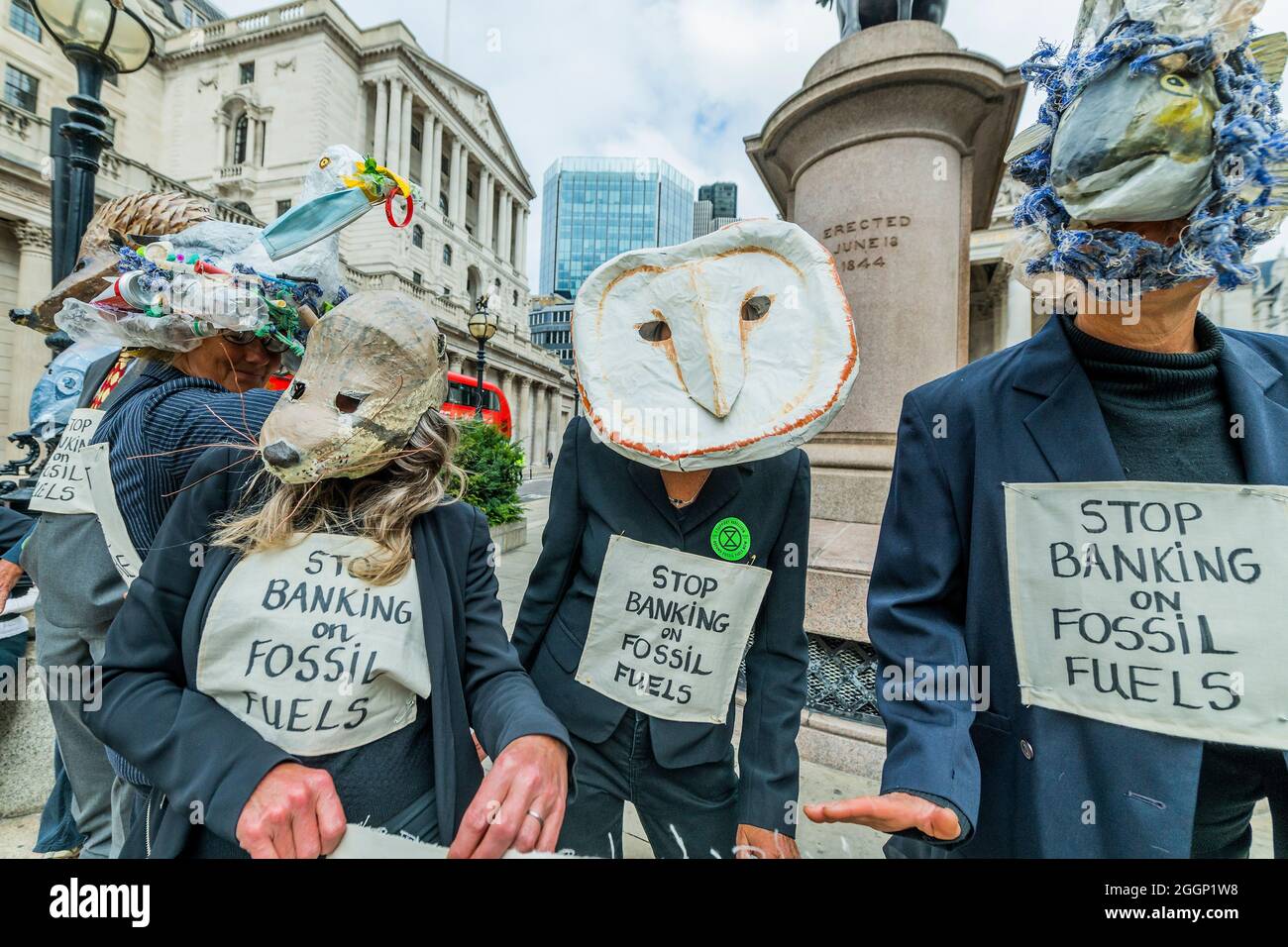 London, UK. 2nd Sep, 2021. At risk animal supporters join the protest ...