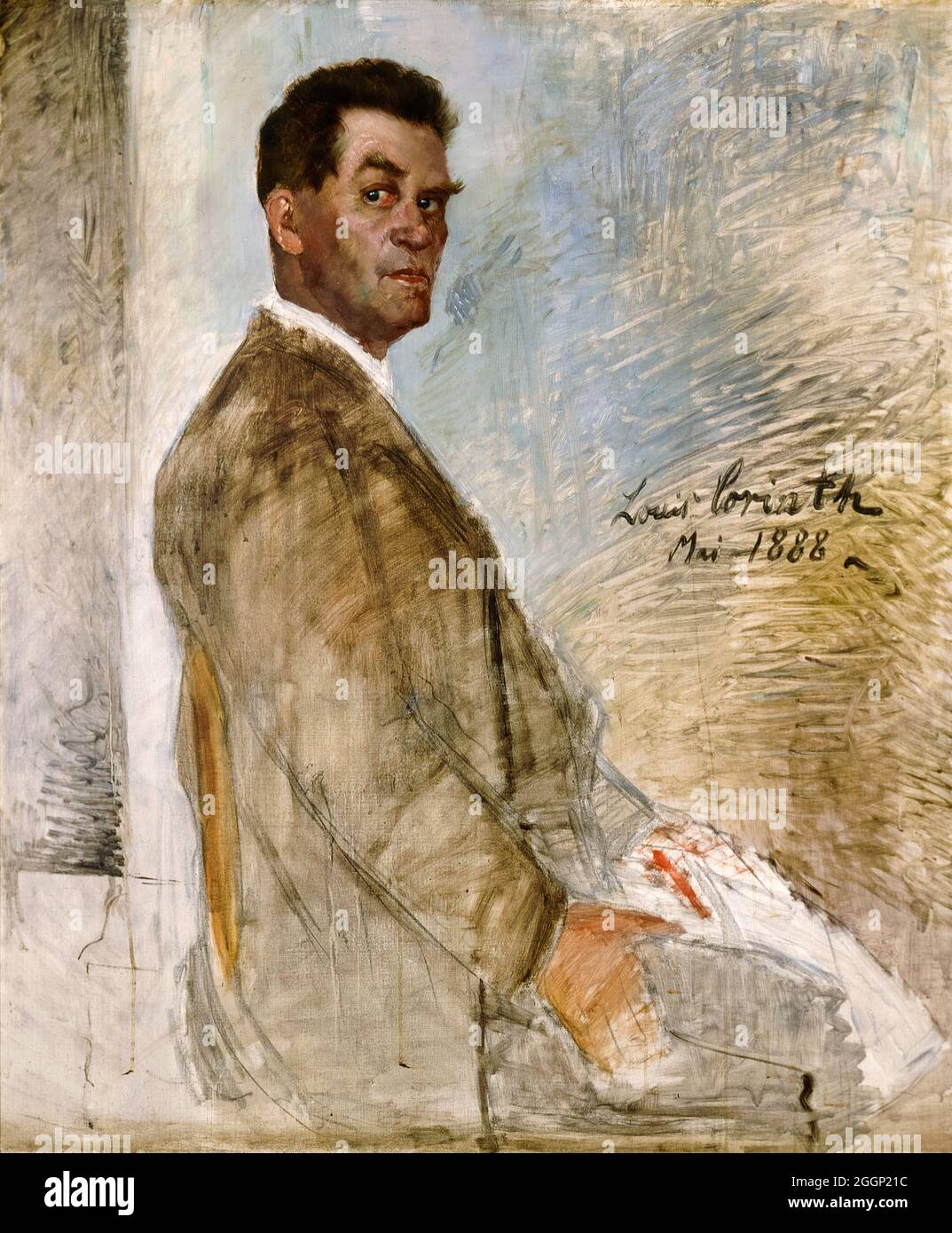 Franz Heinrich Corinth, the Artist’s Father, portrait painting by Lovis ...