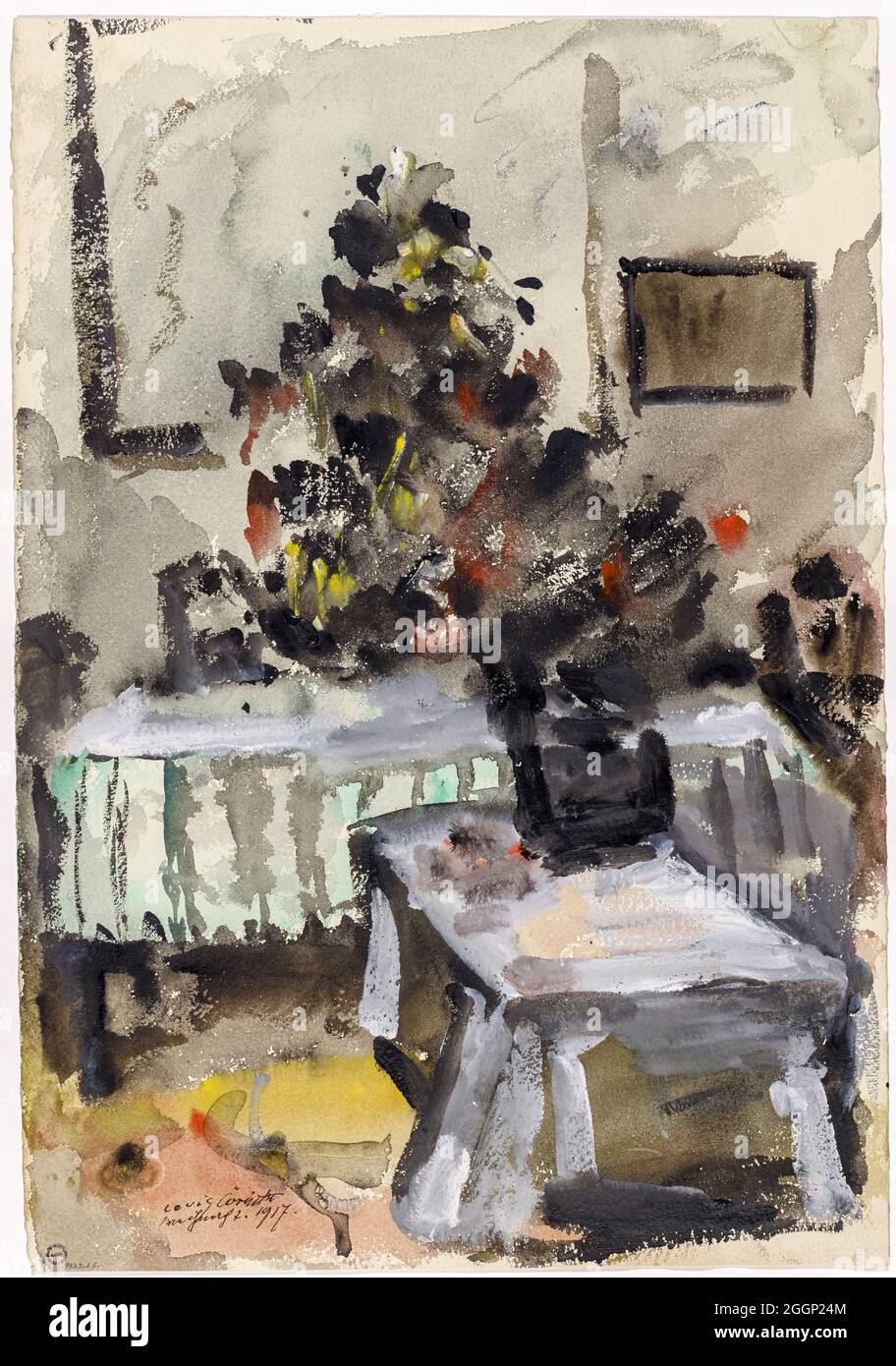 Lovis Corinth, painting, Christmas, 1917 Stock Photo - Alamy