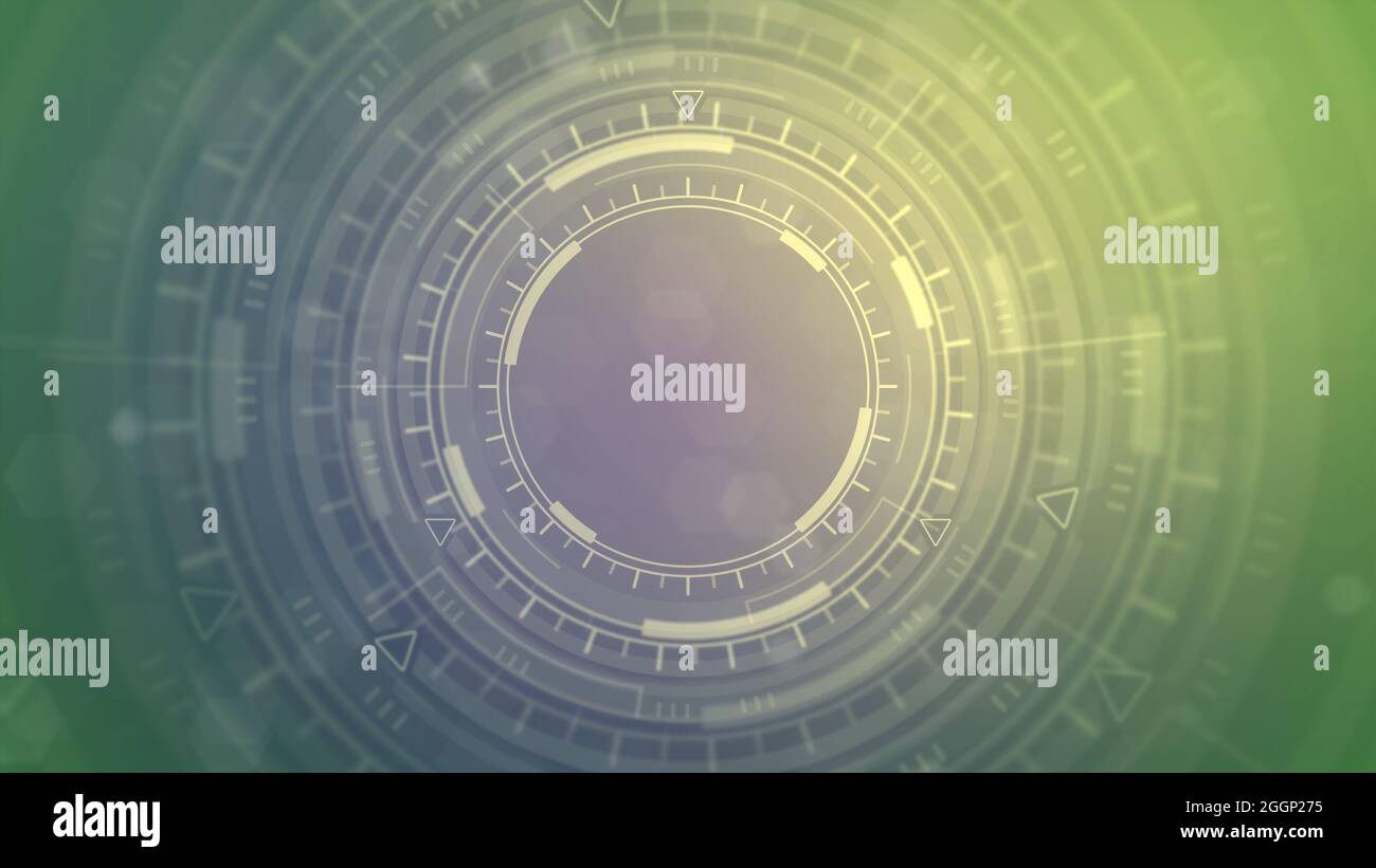 Abstract 3D illustration - colorful hi-tech abstract background of ...