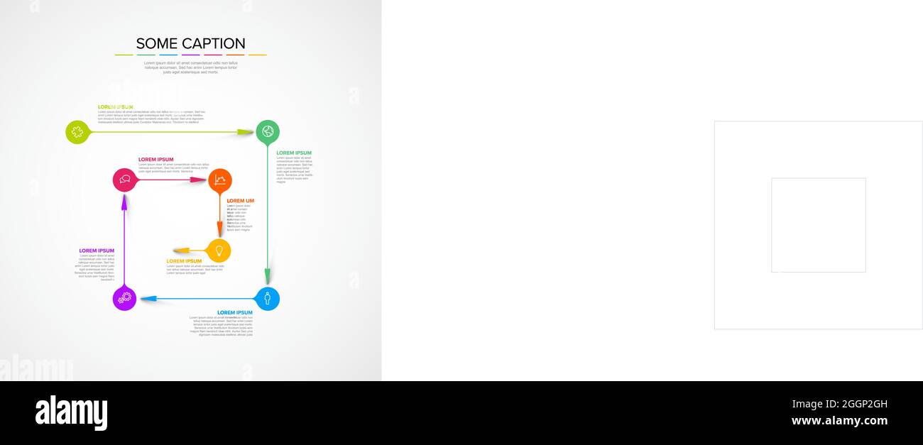 Vector helix spiral cycle infographic schema diagram template made from ...