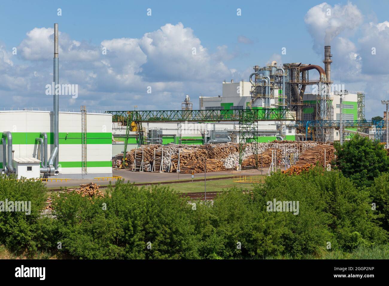 Wood processing plant hi-res stock photography and images - Alamy