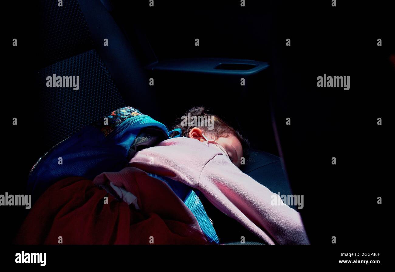 Girl laying car hi-res stock photography and images - Alamy