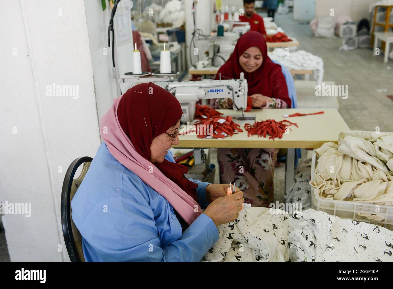 EGYPT, Bilbeis, Sekem organic farm, organic textile production ...