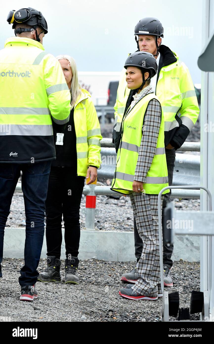 Peter Carlsson, CEO of the lithium battery manufacturer Northvolt who ...