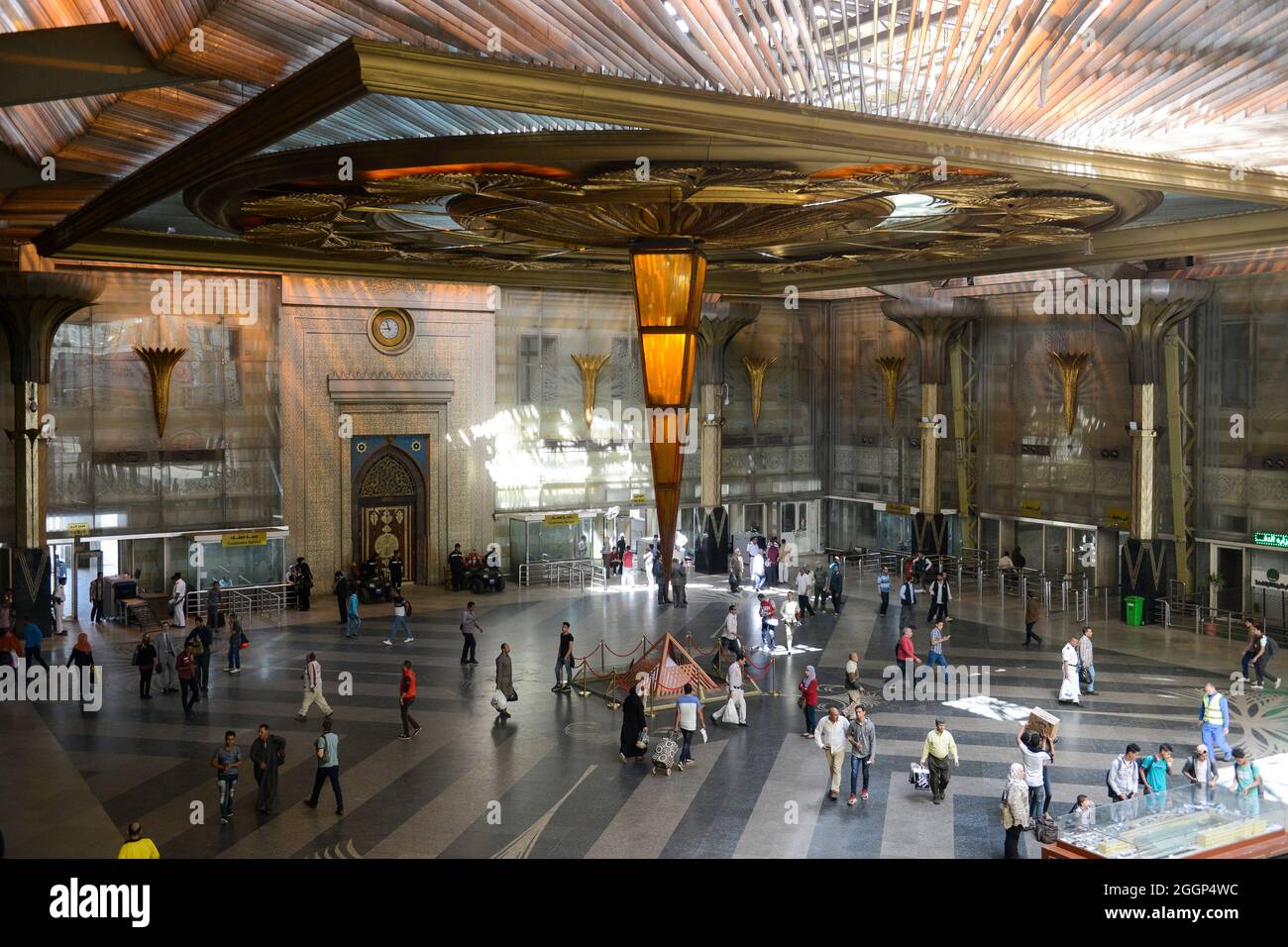 EGYPT, Cairo, Ramses central railway station, entrance hall / ÄGYPTEN ...