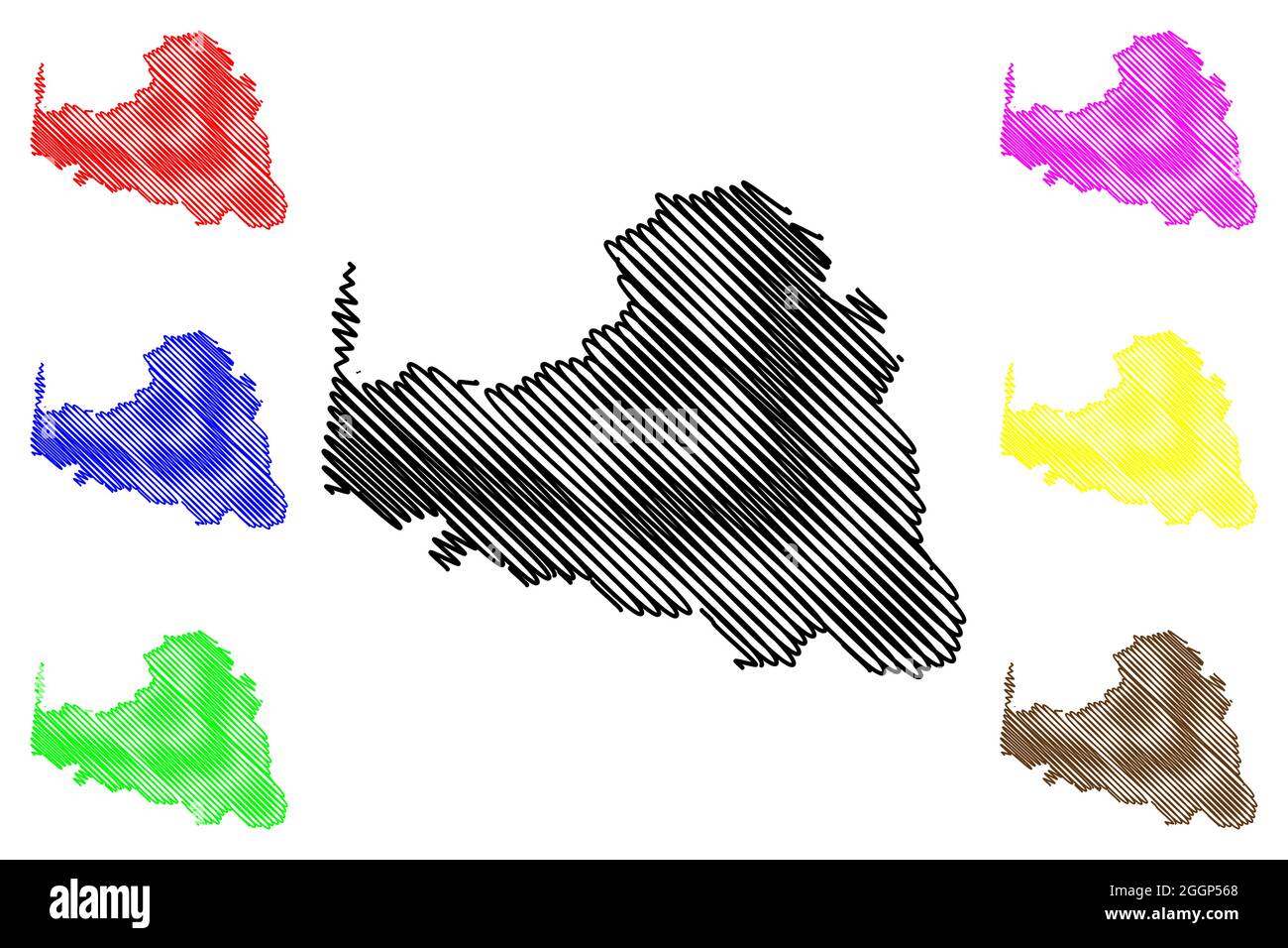 Osterholz district (Federal Republic of Germany, rural district, State ...