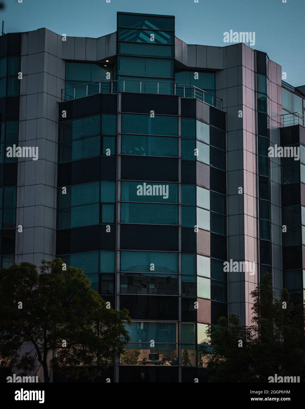 BUCHAREST, ROMANIA - May 05, 2021: A Glass made office building Stock ...