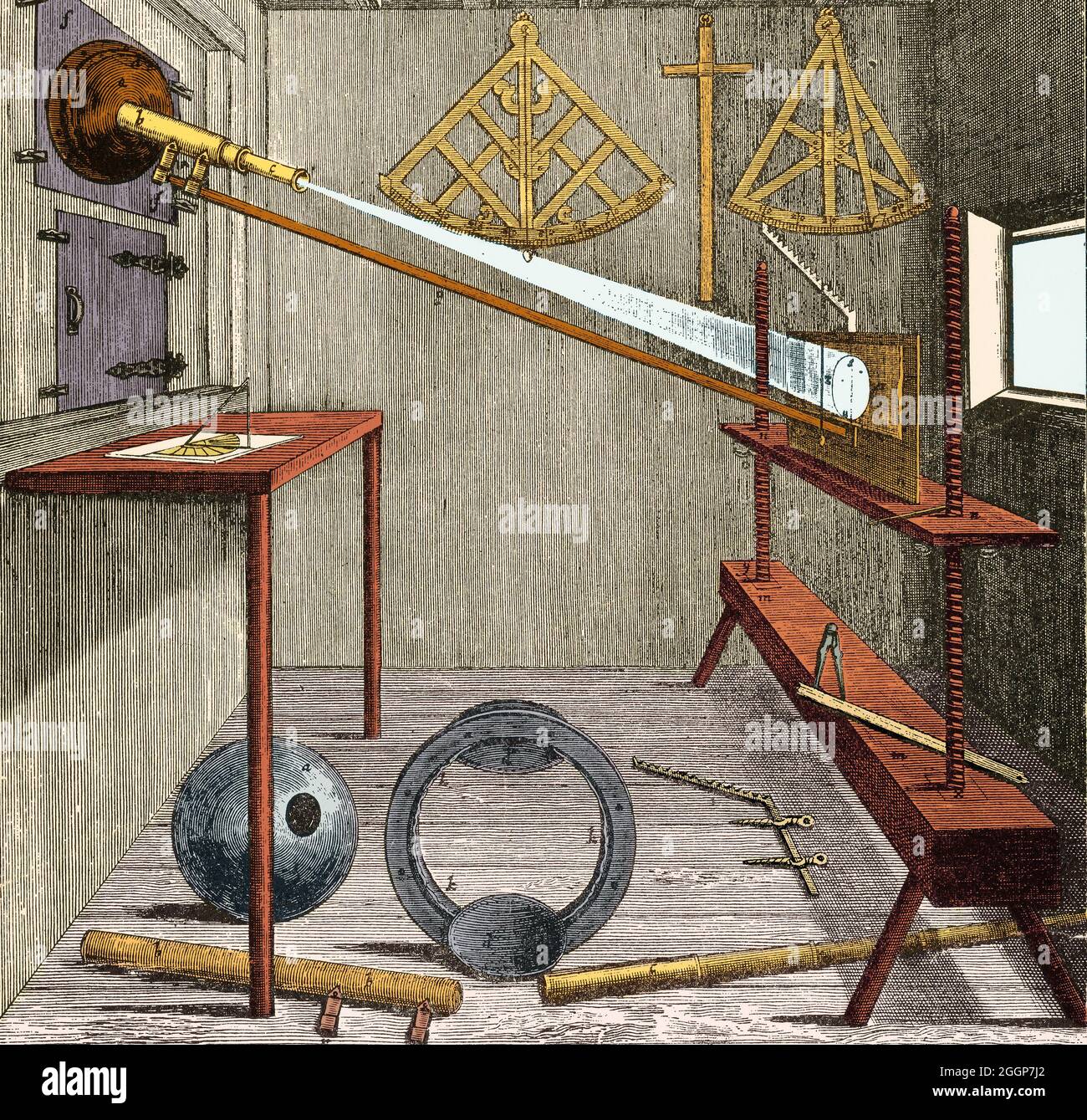 Johannes hevelius telescope hi-res stock photography and images - Alamy