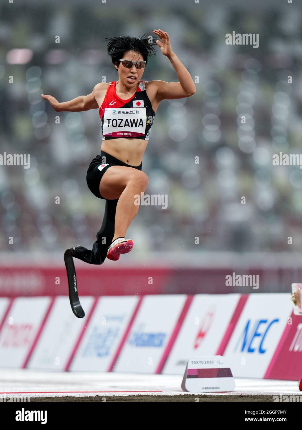 TOKYO, JAPAN - SEPTEMBER 2: Tomomi Tozawa of Japan competing in the ...