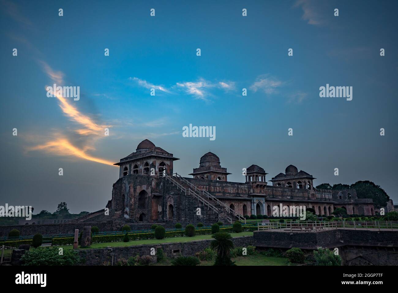 Jahaz Mahal royal complex, Mandu, Madhya Pradesh, India Stock Photo - Alamy