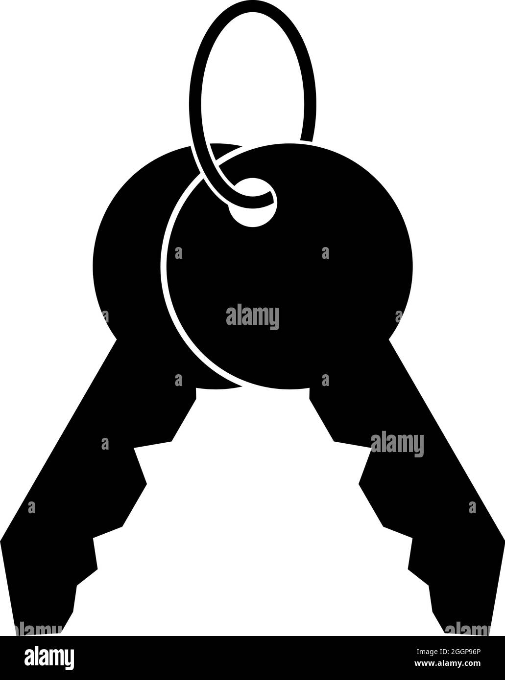 Split keys Cut Out Stock Images & Pictures - Alamy