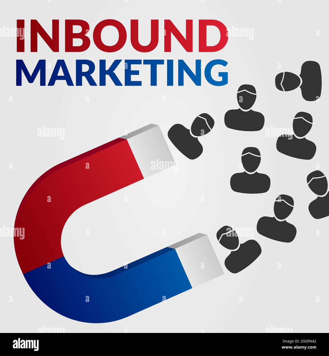 Inbound Marketing Illustration Stock Vector Image & Art - Alamy