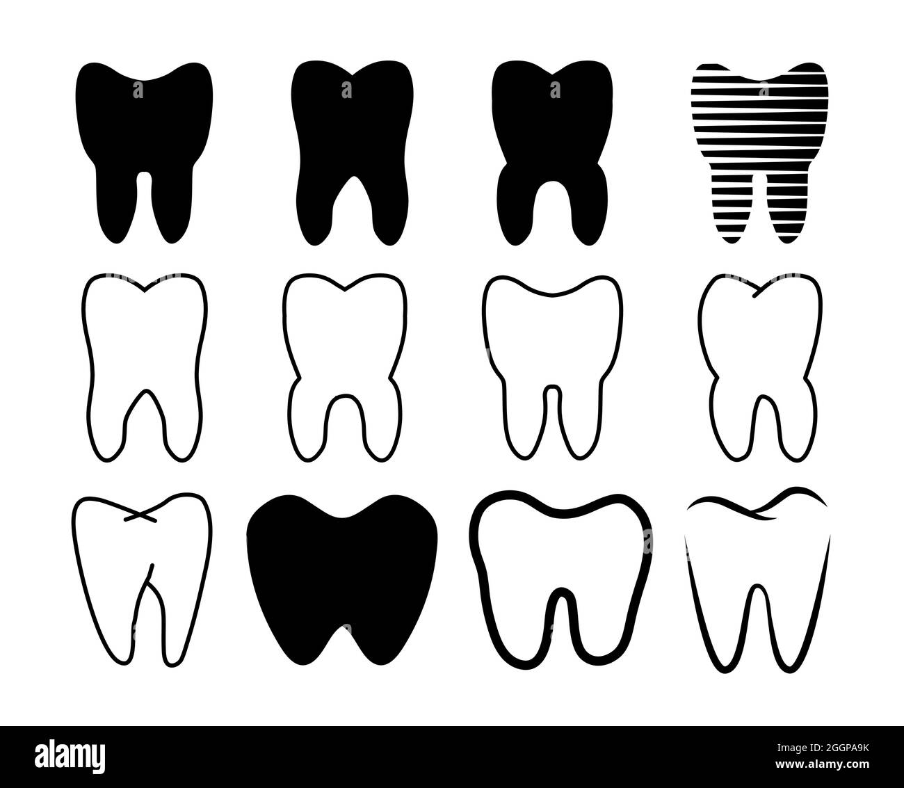 Tooth Silhouette Tooth Silhouette Images Free Download On Freepik