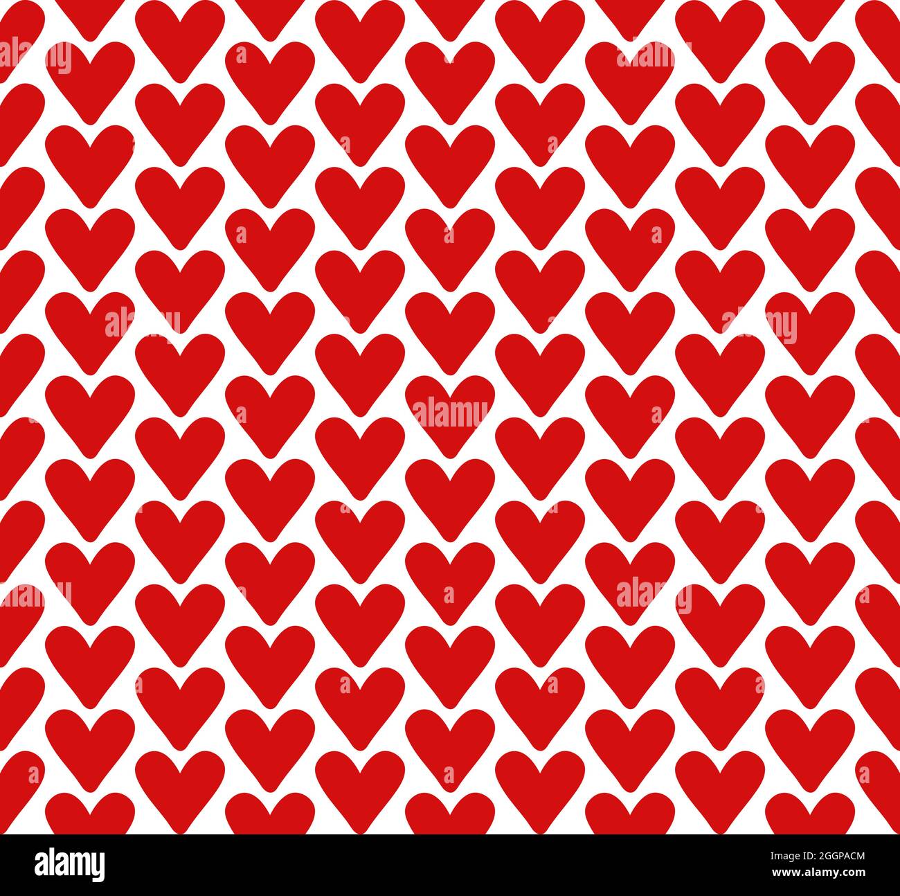 Red Heart Seamless Pattern Design Stock Vector Image & Art - Alamy