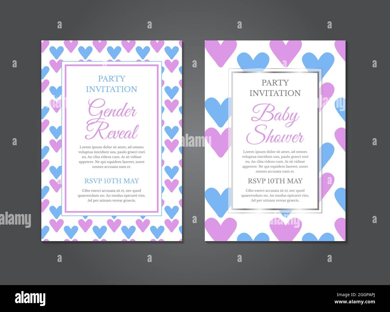 Baby gender reveal shower hi-res stock photography and images - Alamy