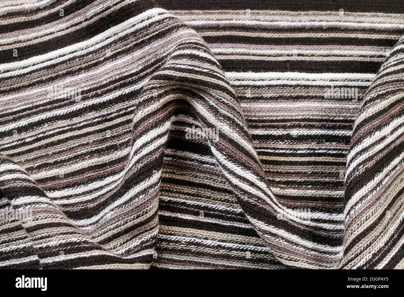 Striped scarf fabric. Graphic resources Stock Photo - Alamy