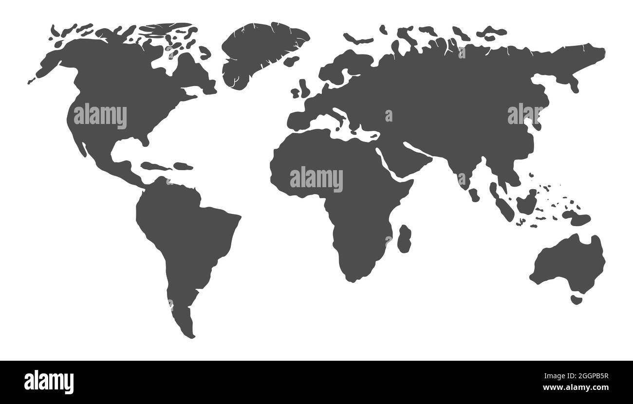 World map vector hi-res stock photography and images - Alamy