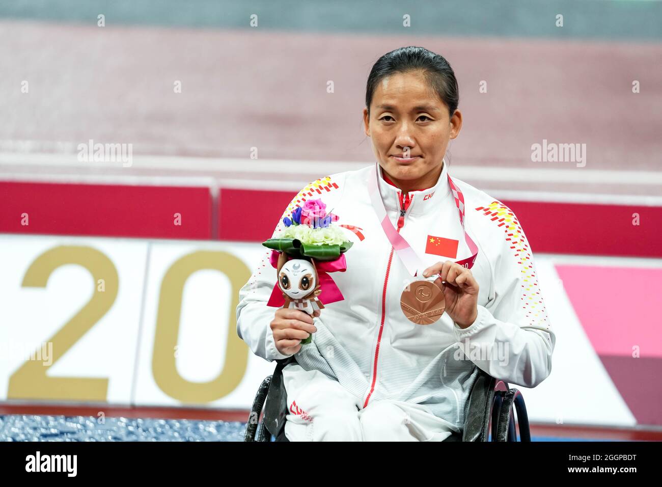(210902) -- TOKYO, Sept. 2, 2021 (Xinhua) -- Zhou Hongzhuan of China ...