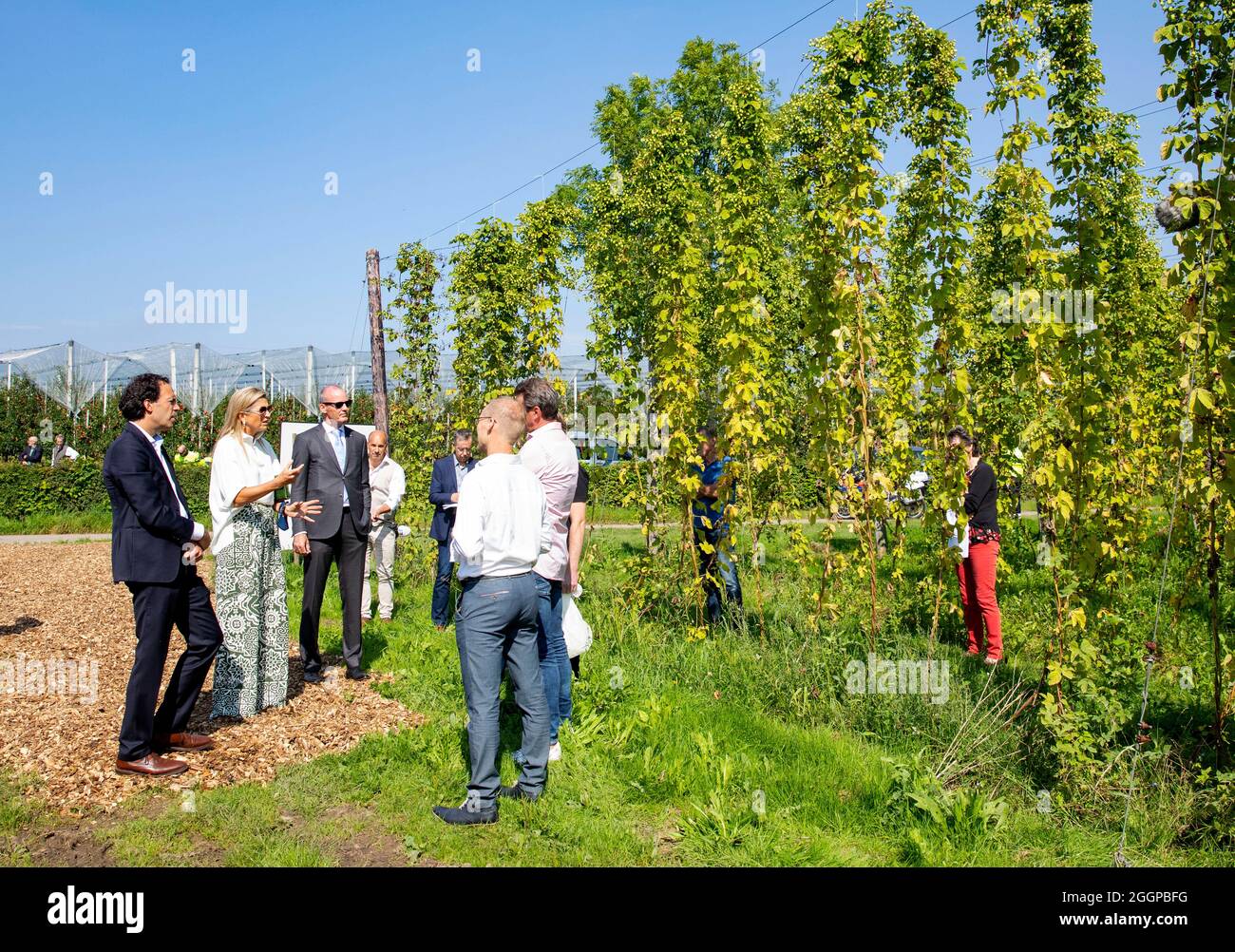 Gulpen, Netherlands. 2nd Sep 2021. GULPEN - Queen Maxima visits the ...
