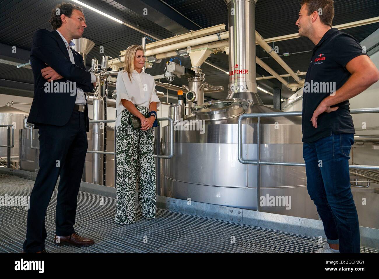 Gulpen, Netherlands. 2nd Sep 2021. GULPEN - Queen Maxima visits the ...