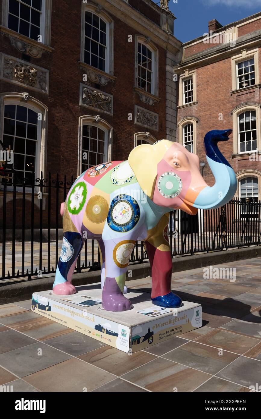Porcelain Elephant by Amy Bourbon; Worcester's Big Parade; Summer 2021 ...
