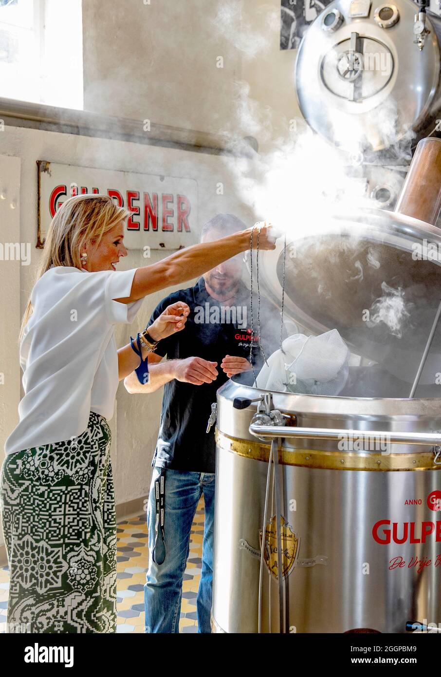 Gulpen, Netherlands. 2nd Sep 2021. GULPEN - Queen Maxima visits the ...