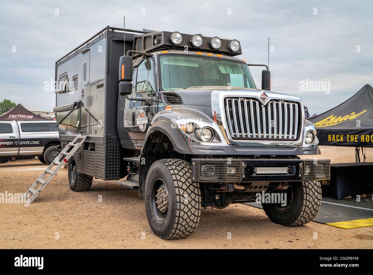 Loveland Co Usa August 29 2021 International 7400 4x4 Crew Cab