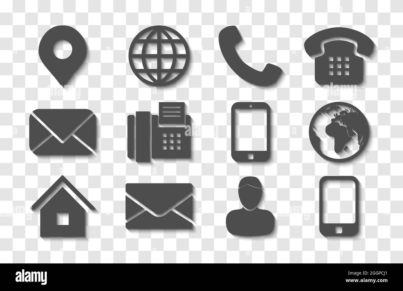 Dark shadow globe Stock Vector Images - Alamy