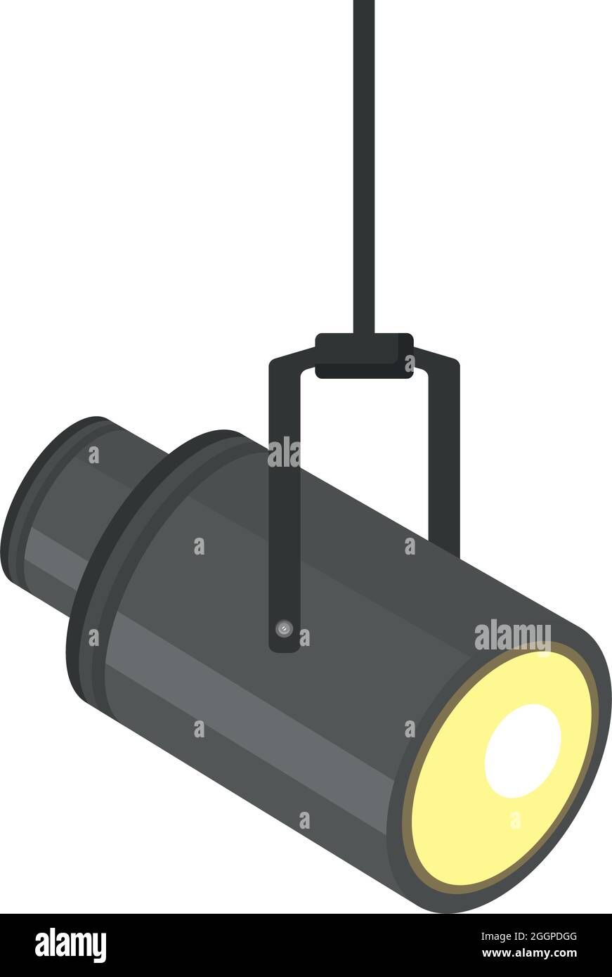 spotlight device hanging Stock Vector Image & Art - Alamy
