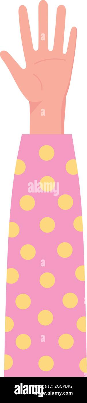 human arm with pointed cloth Stock Vector Image & Art - Alamy