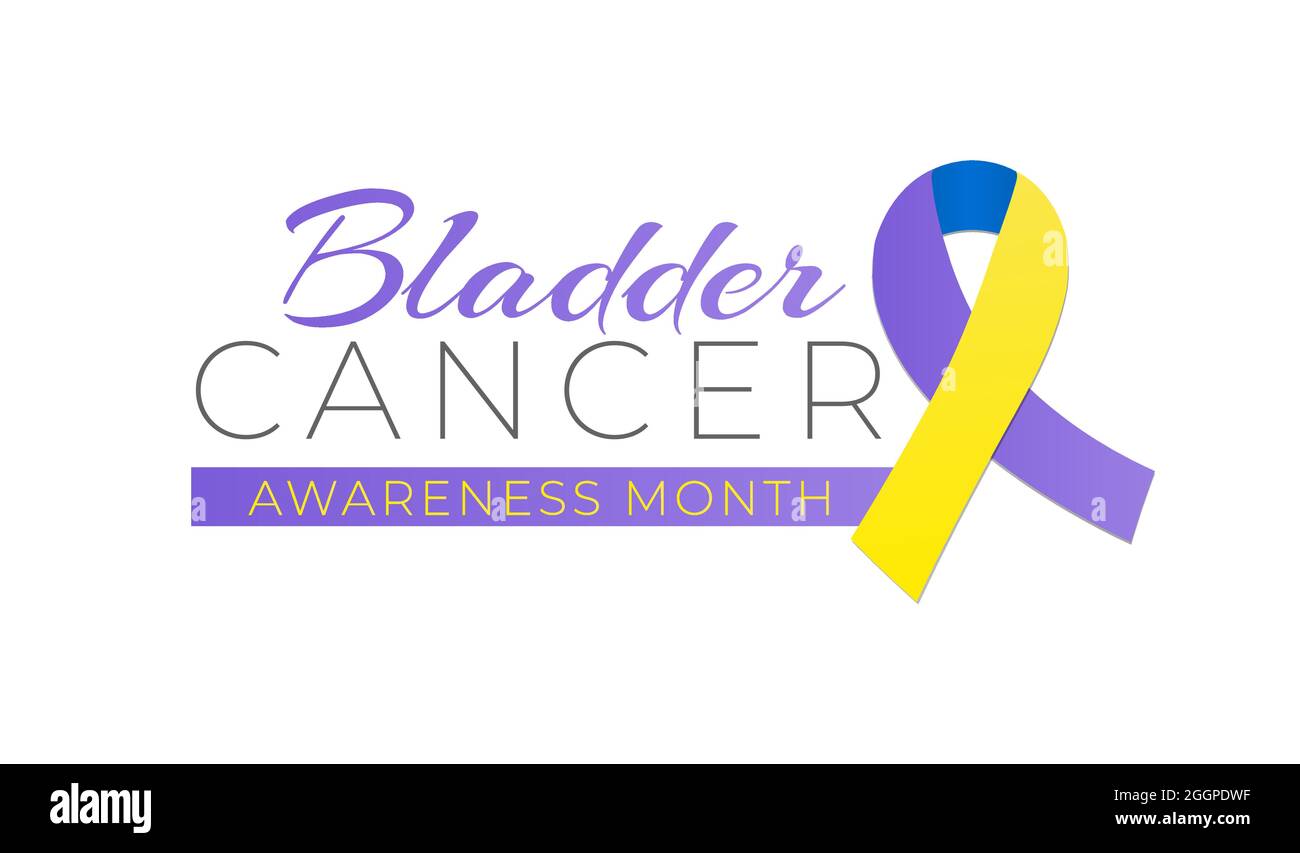 Bladder Cancer Awareness Month Isolated Logo Icon Sign Stock Vector ...