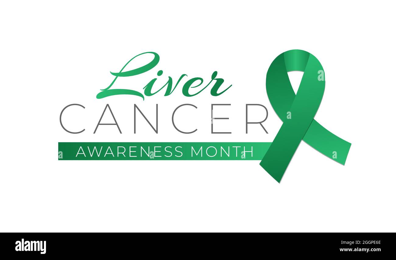 Liver Cancer Awareness Month Isolated Logo Icon Sign Stock Vector Image ...
