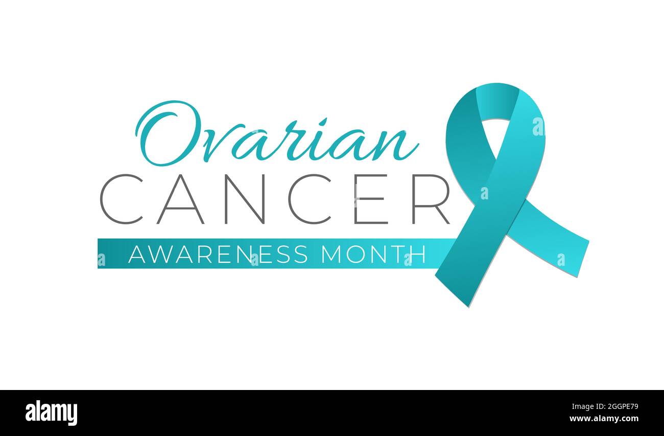 Ovarian Cancer Ribbon Vector