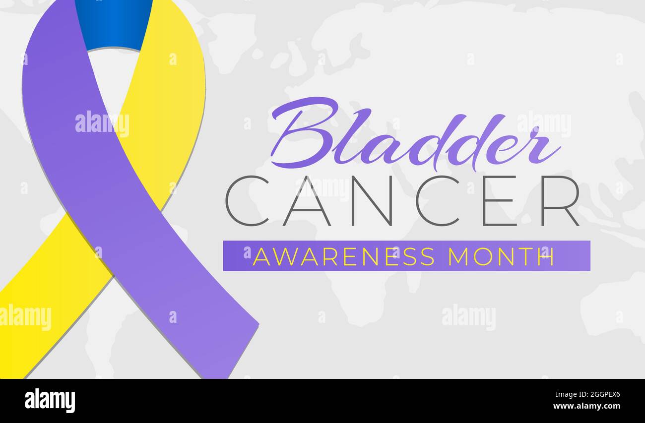 Bladder Cancer Awareness Month Background Illustration Banner Stock ...