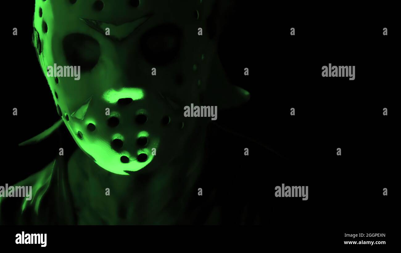 3d illustration - Horror Zombie With scary Effects Stock Photo - Alamy