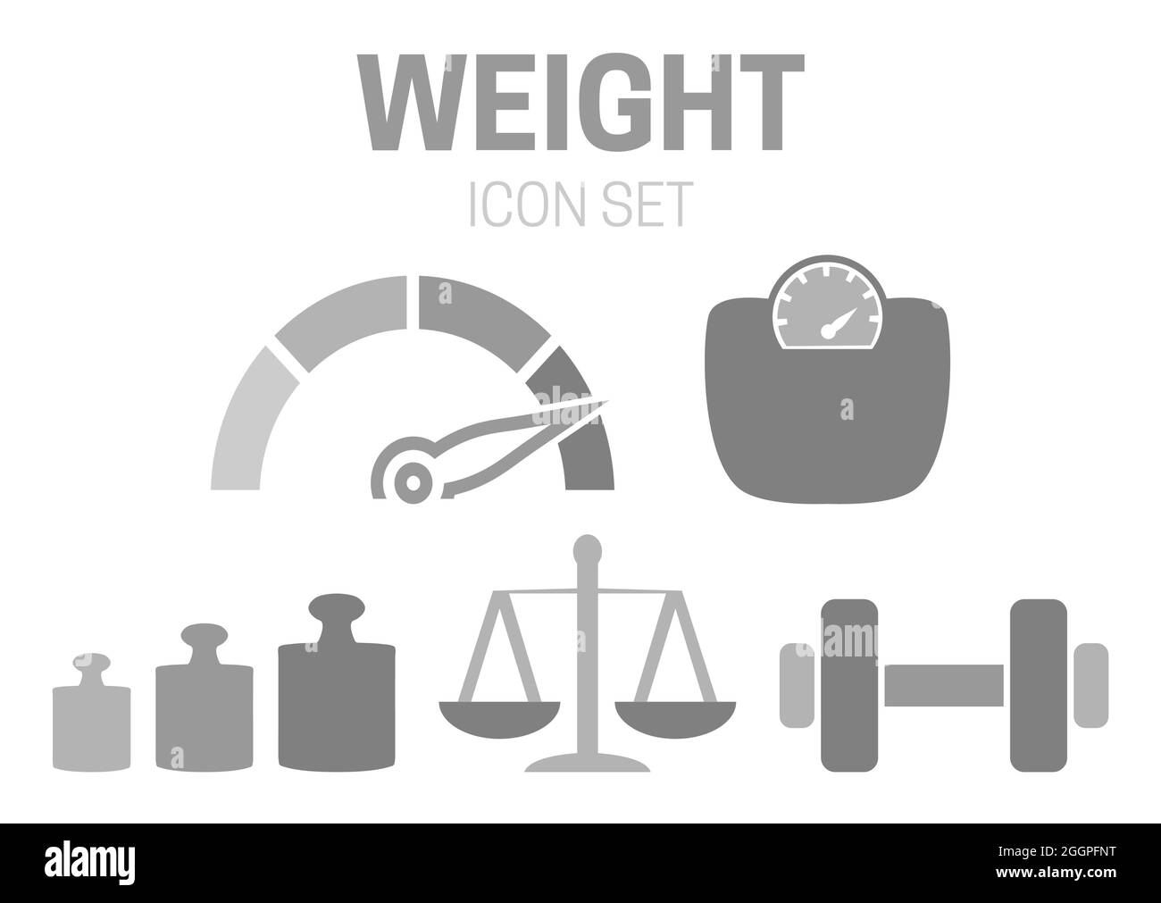 Weigh lifting Stock Vector Images - Alamy