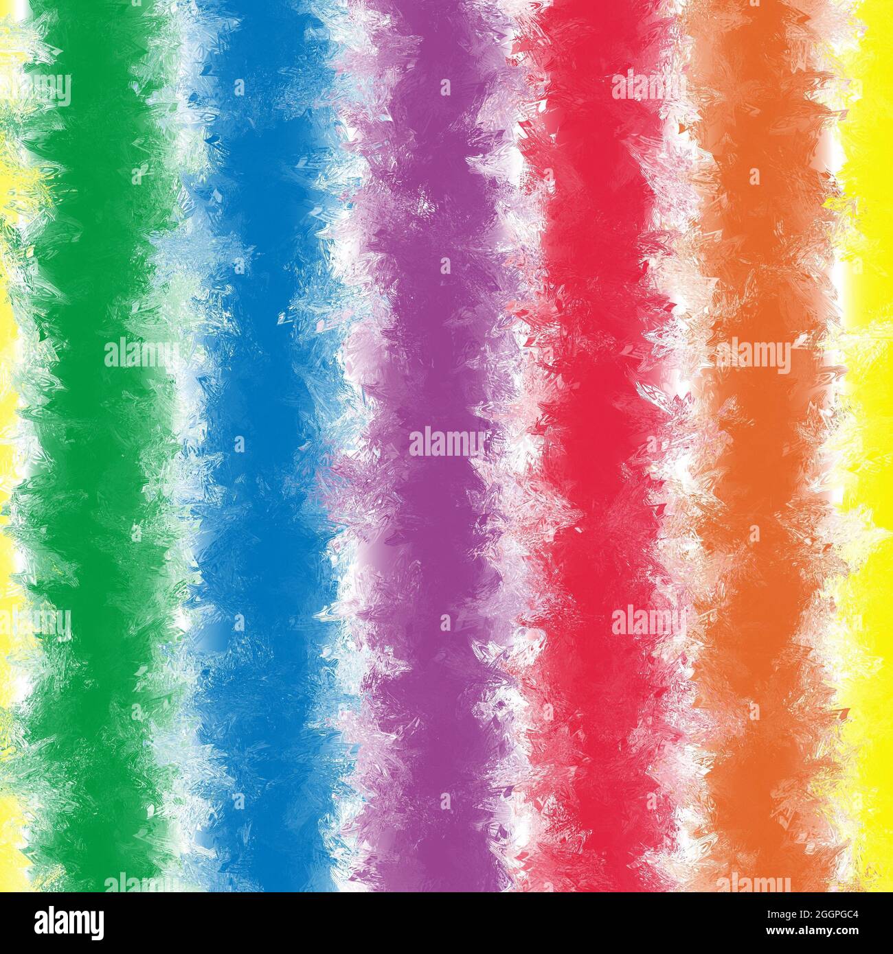 Vertical multicolored lines with glass distortion. Abstract bright ...