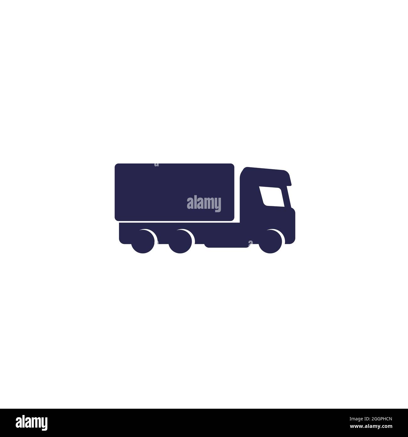truck, lorry icon on white Stock Vector Image & Art - Alamy