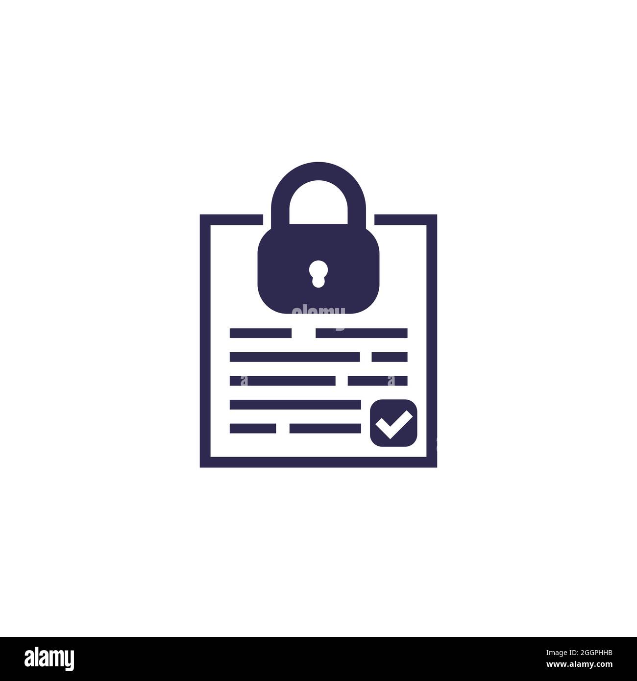 document protection, data security icon Stock Vector Image & Art - Alamy