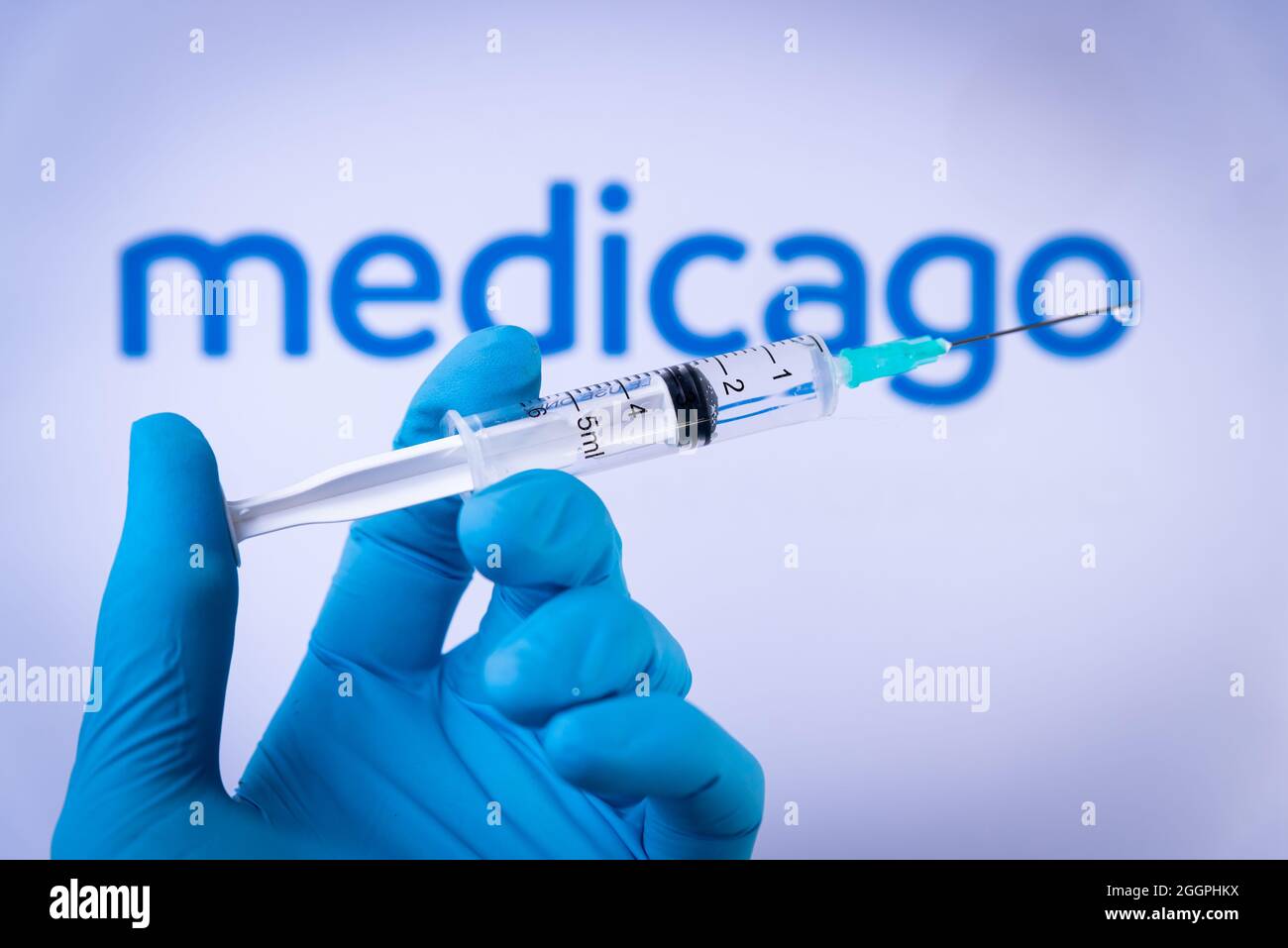 Medicago logo hi-res stock photography and images - Alamy