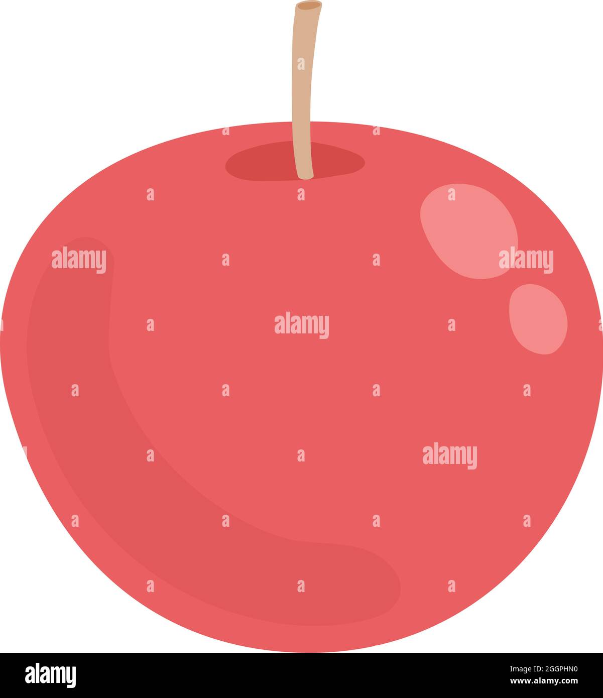 Apple shape cartoon hi-res stock photography and images - Alamy