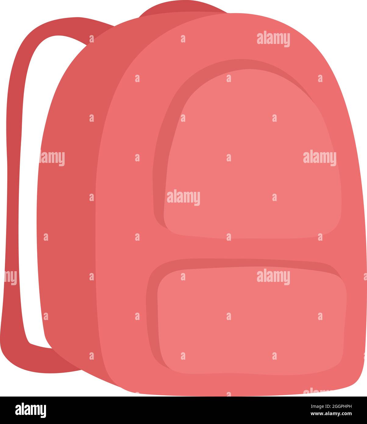 Textile school red backpack icon cartoon vector. Bag pack Stock Vector ...