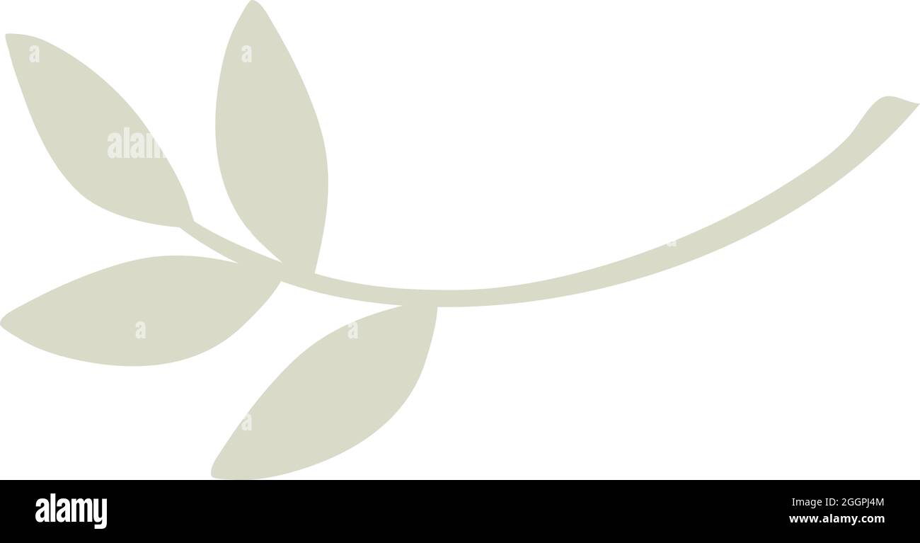 Floral plant branch icon cartoon vector. Spring nature flower Stock ...