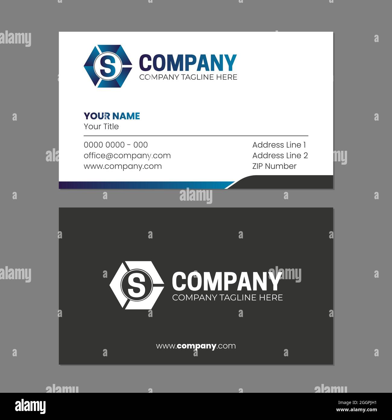 Digital visiting card Stock Vector Images - Alamy