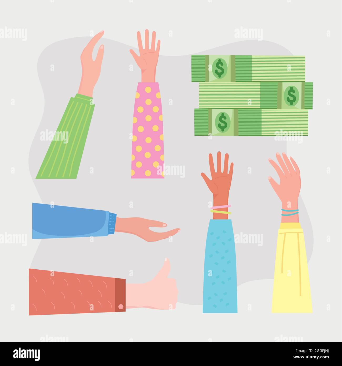 giving symbol collection Stock Vector Image & Art - Alamy