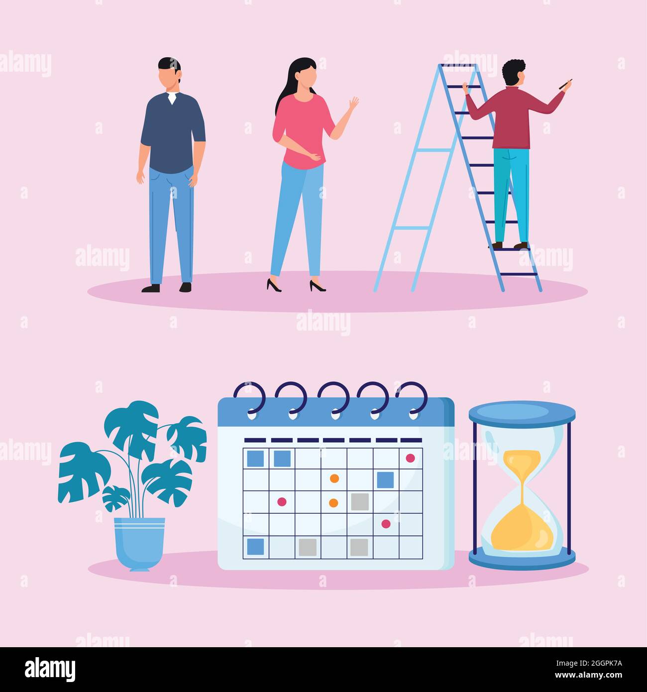 Planned symbol set Stock Vector Image & Art - Alamy