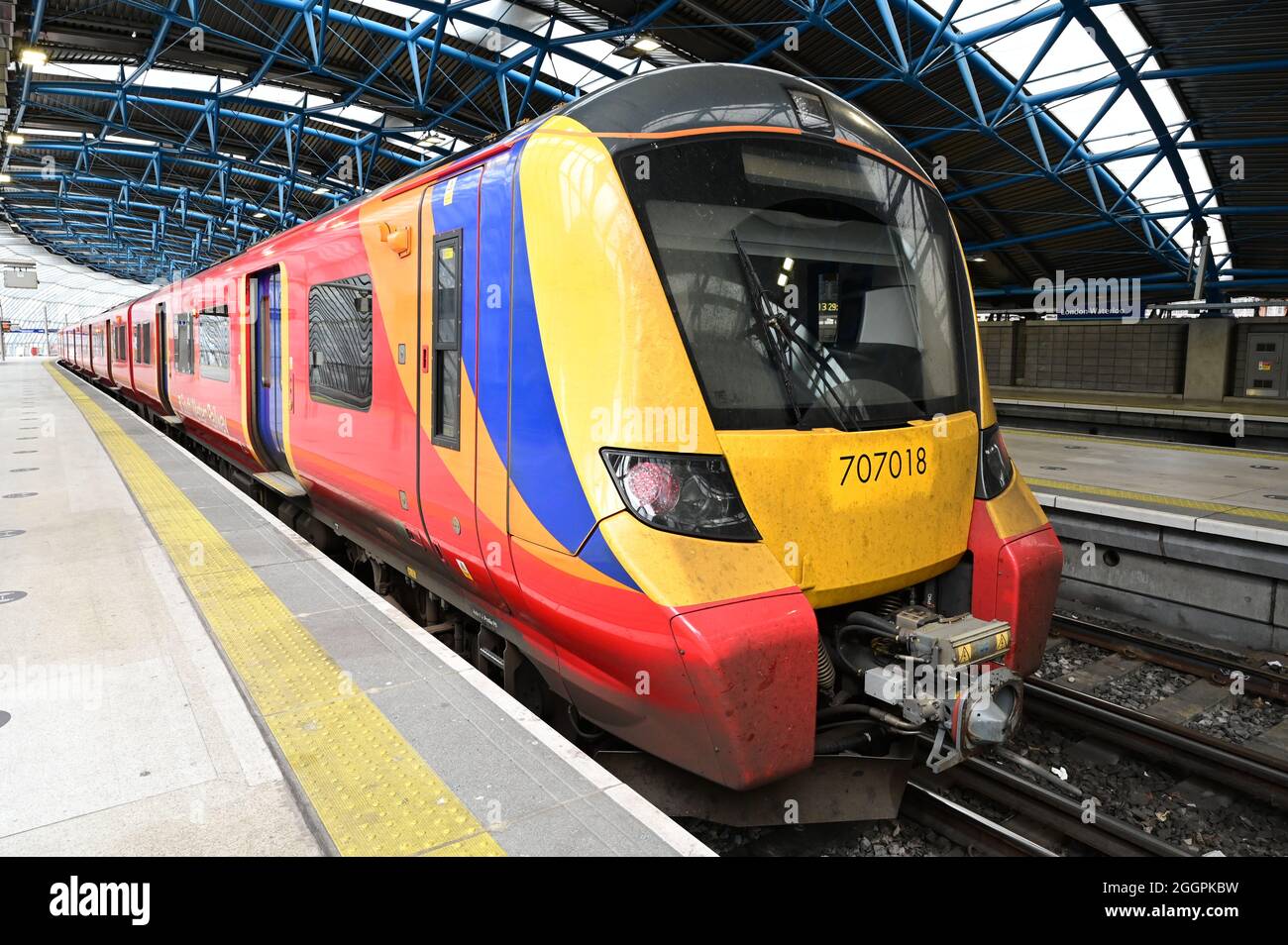Trains at Waterloo station on 3 Sept 2021 Stock Photo - Alamy