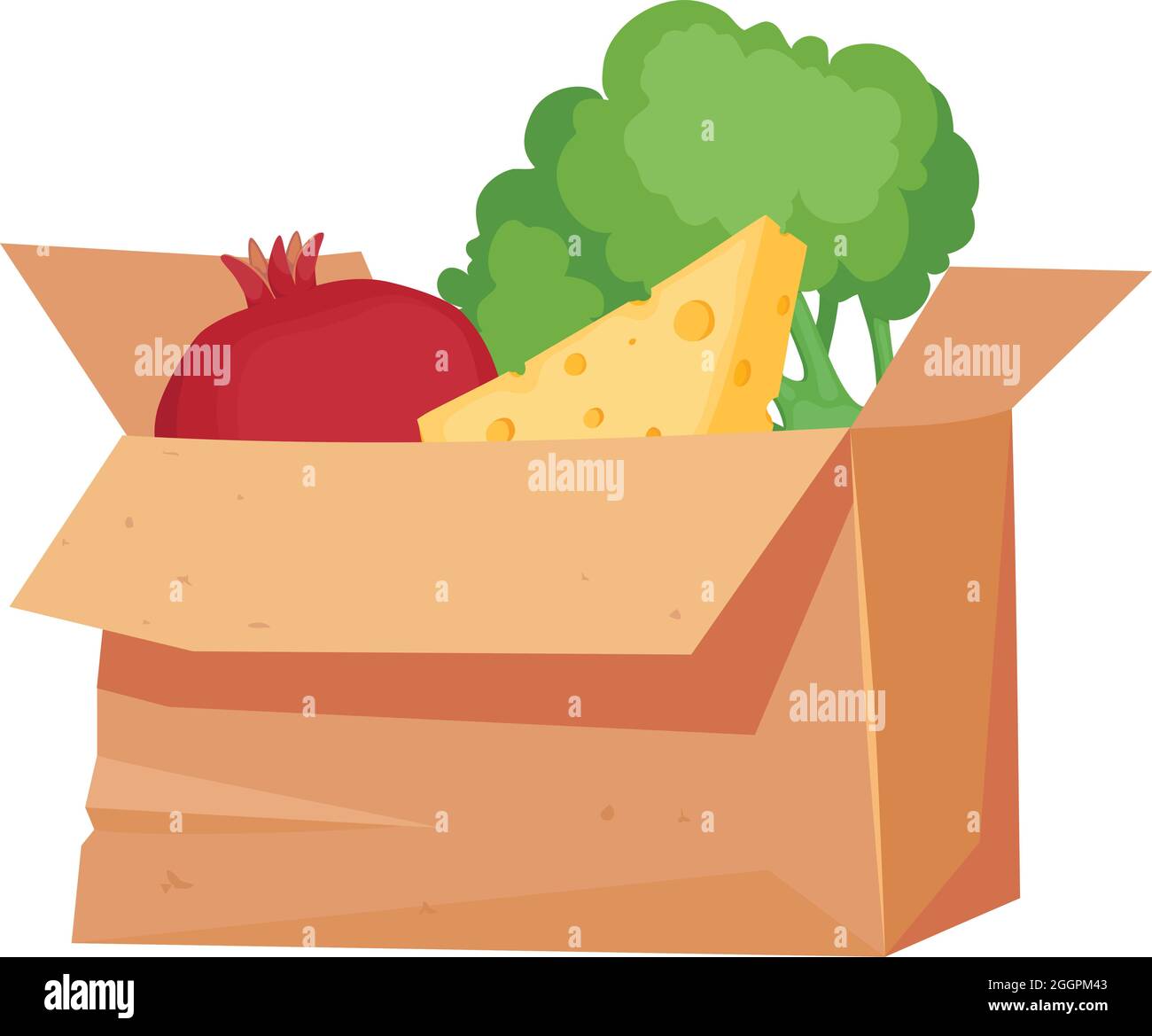 Cartoon paper bag Cut Out Stock Images & Pictures - Alamy