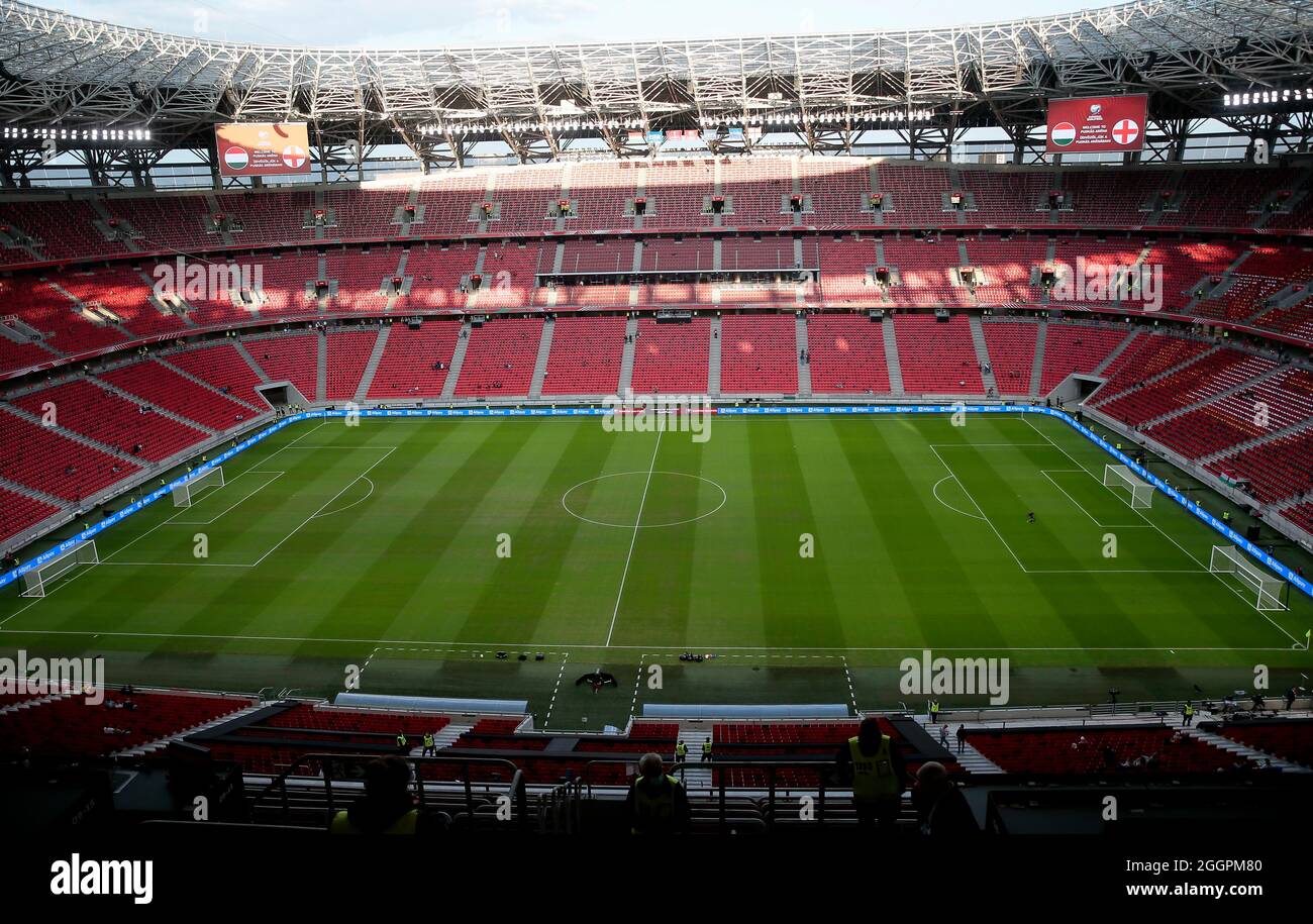 A general view of the Puskas Arena, Hungary. Picture date: Thursday ...